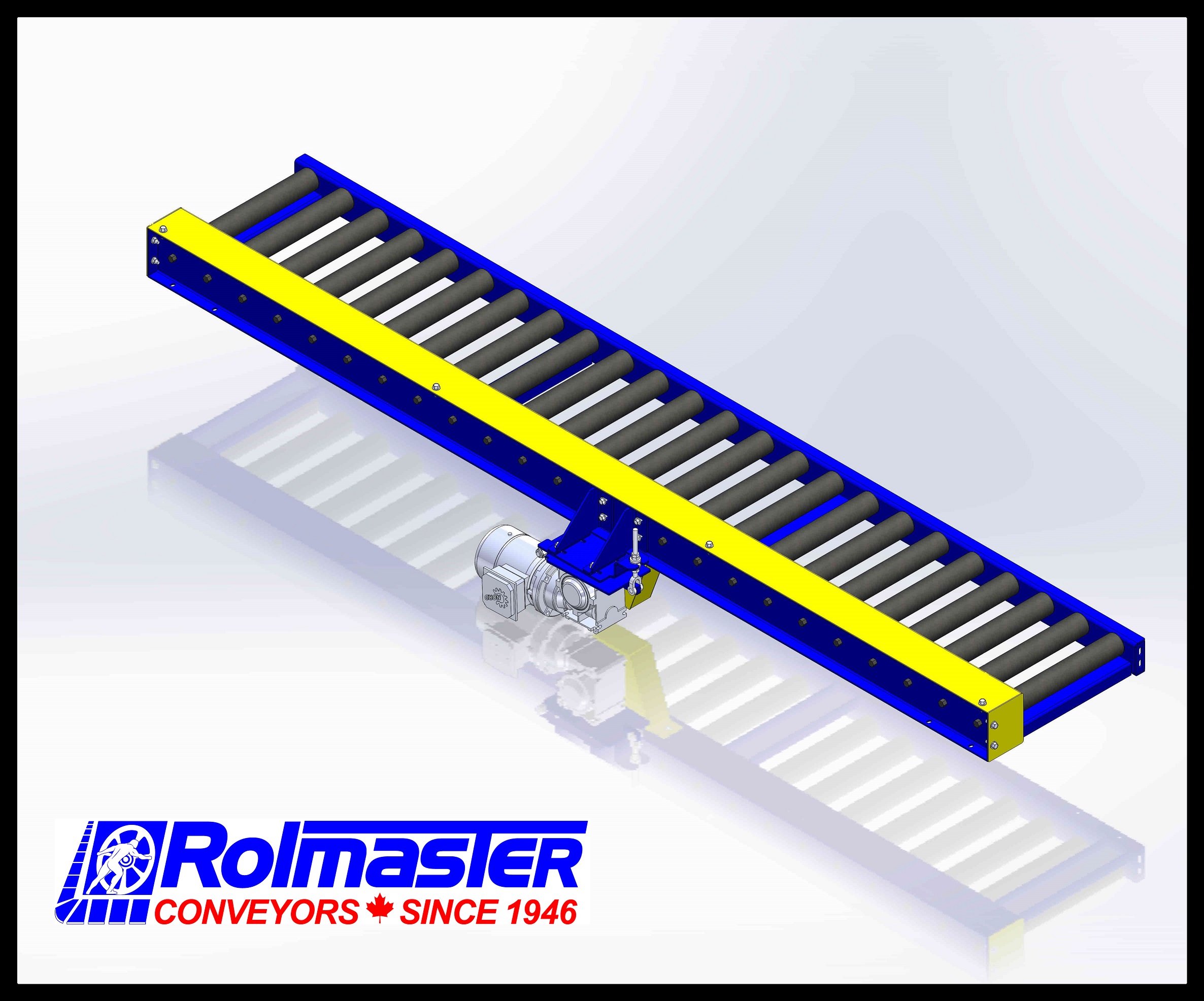 CR – 2511C Chain Driven Live Roller Conveyor - Rolmaster Conveyors