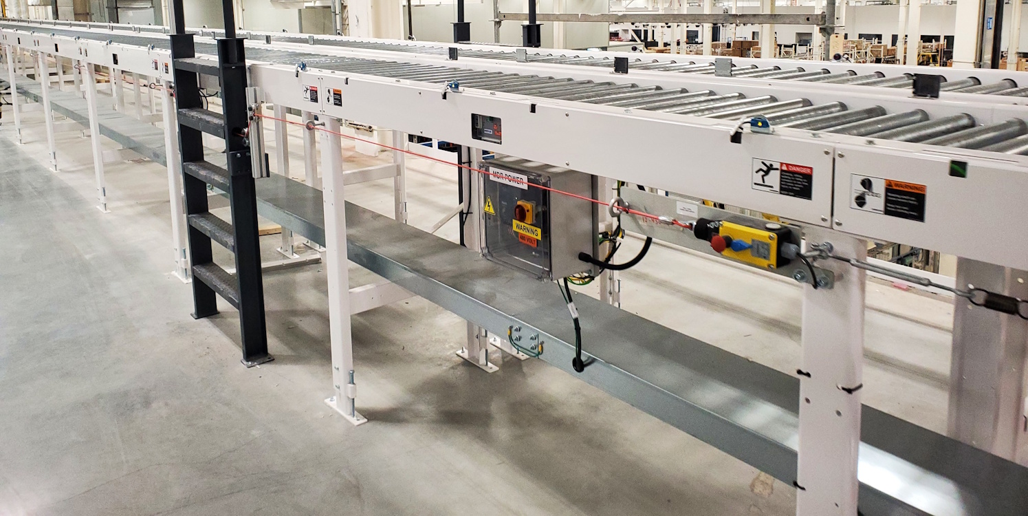 High-Speed Battery Tray Delivery System - Rolmaster Conveyors