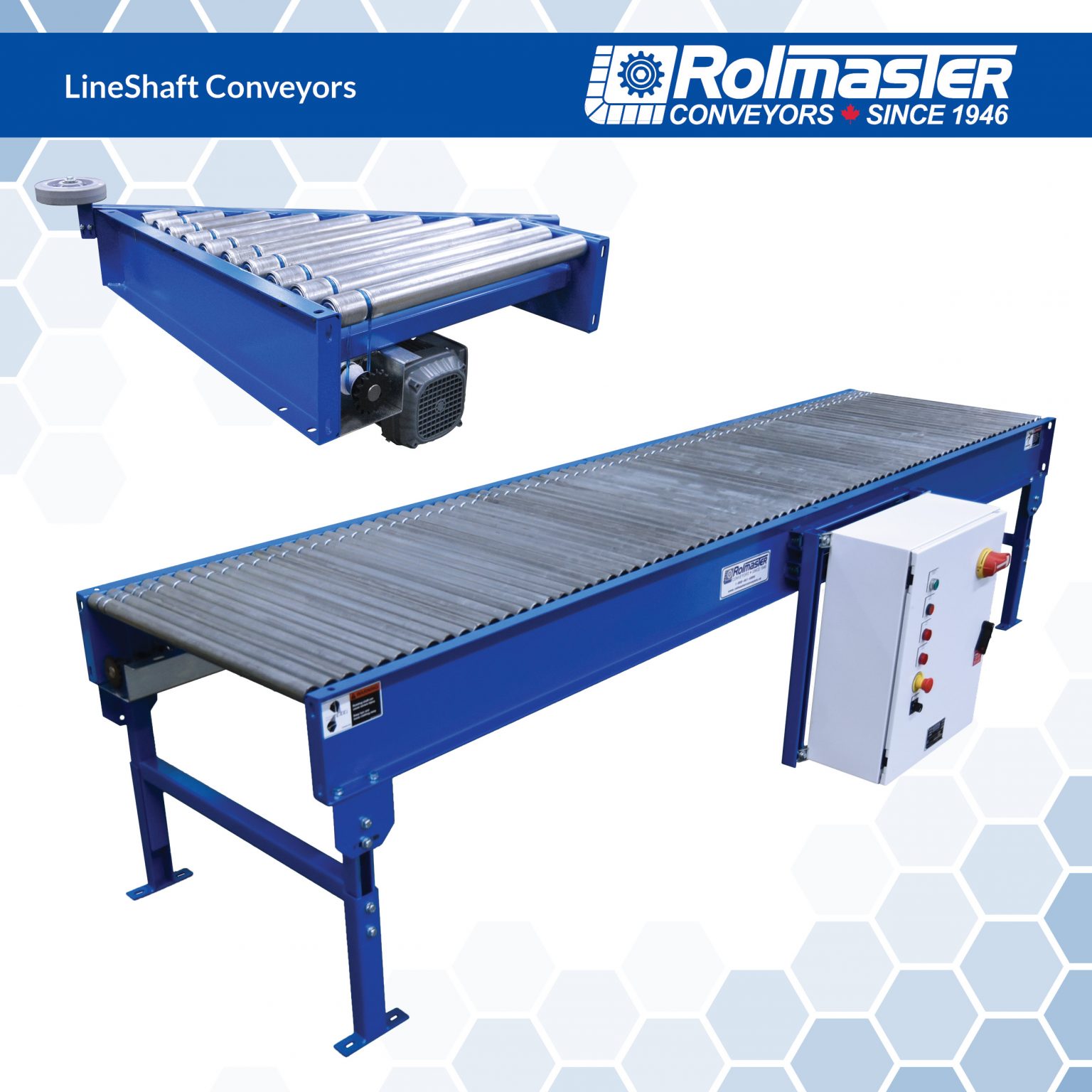 Line Shaft Conveyors - Rolmaster Conveyors